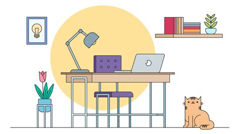 Image result for Modest Desk Vector