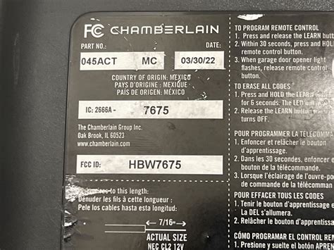 Image result for Chamberlain 045Act Program Keypad