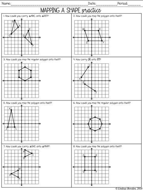 Image result for Transformation Practice Worksheet