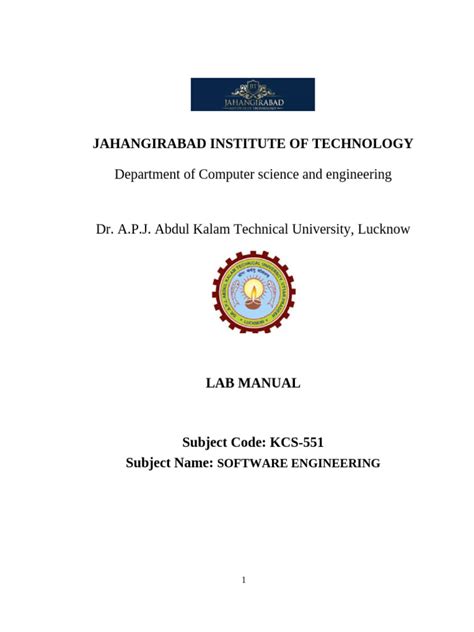 Image result for Software Engineering Lab Manual PDF