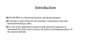 Image result for STAAD.Pro Introduction.ppt