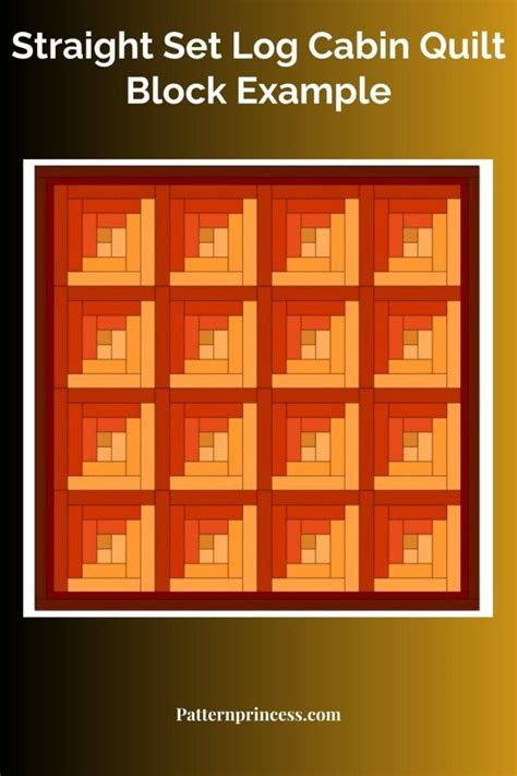 Image result for Log Cabin Quilt Block Tutorial