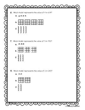 Image result for Multiple Choice Place Value Worksheets
