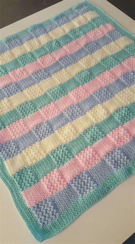 Image result for Baby Blanket Knitting Patterns Tutorial