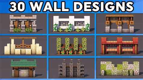Image result for Minecraft Wall Tutorial