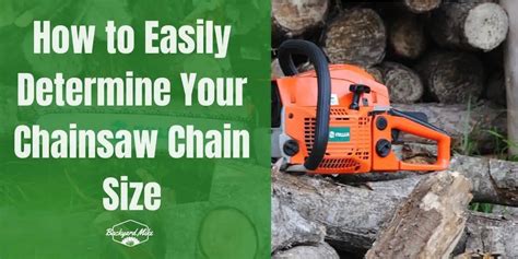 Image result for Explain Chain Saw Sizing