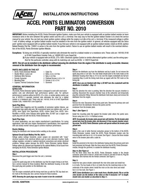 Image result for Accel Points Conversion Kit