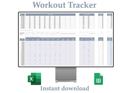 Image result for Gym Tracker Using Excel