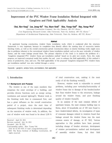 Image result for PVC Window Frame Installation