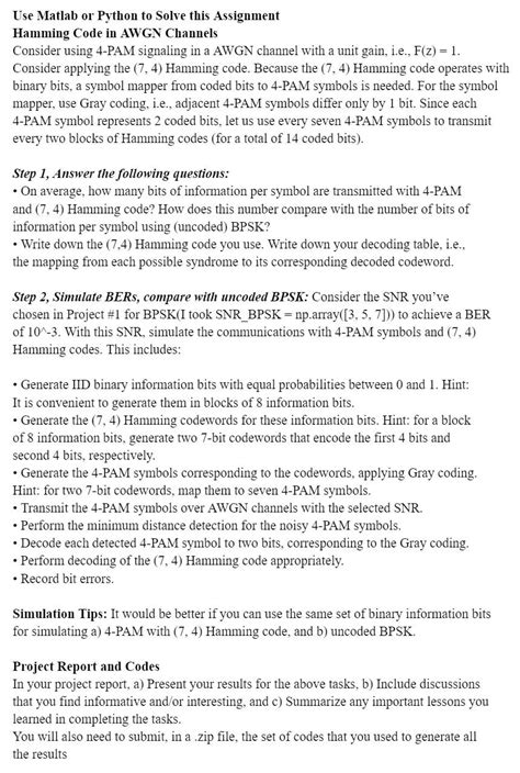 Image result for 7 4 Hamming Code Using MATLAB