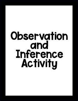Image result for Observation and Inference Activity