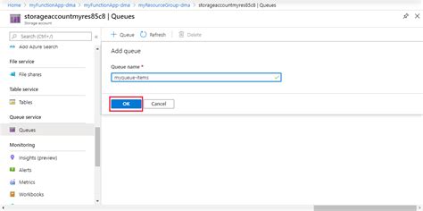 Image result for Azure Function Storage Queue Trigger Python Example
