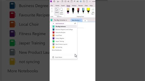 Image result for Multiple Notebooks in One Note