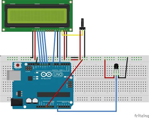 Image result for Interfacing LM35 Temperature Sensor with Arduino Connection Diagram