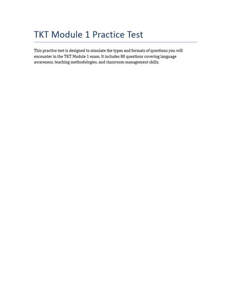 Image result for Tkt Practice Test