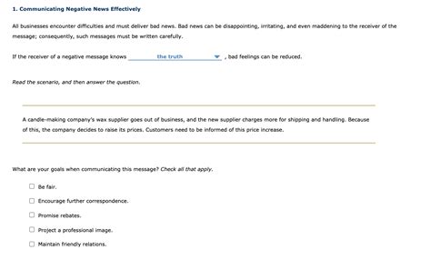 Image result for Negative News Message Example