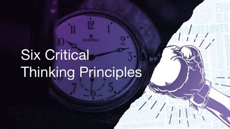 Image result for Critical Thinking Principles