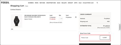 Image result for Fossil Promo Code