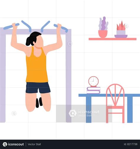 Image result for Pull-Ups Exercise Animated