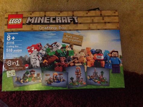 Image result for LEGO Minecraft Crafting Box