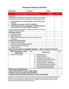 Image result for Emergency Response Checklist