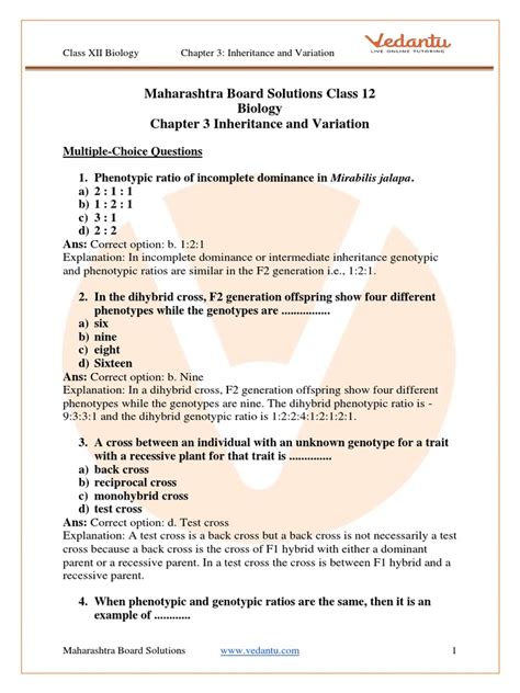 Image result for Class 12th Biology Chapter 3 Pyq