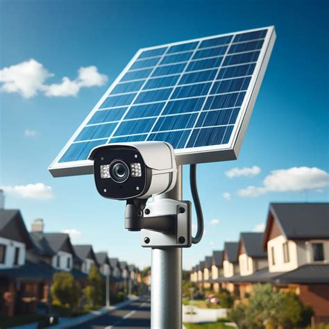 Image result for Solar Power Security Camera with LED Lights