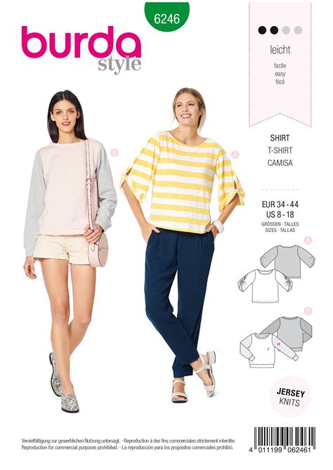Image result for Burda Sweatshirt Patterns
