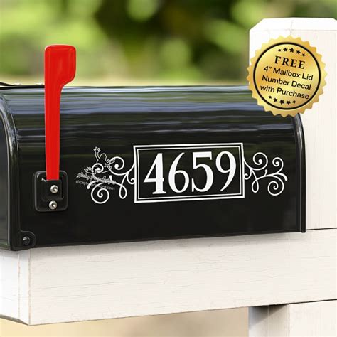 Image result for Mailbox Numbers Design Ideas