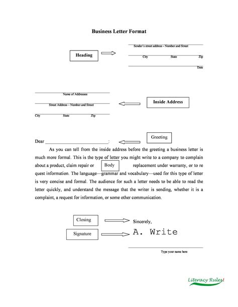 Image result for Letter Example Format