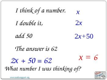 Image result for Creating Equations From Word Problems