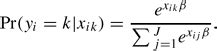 Image result for Conditional Logit Model