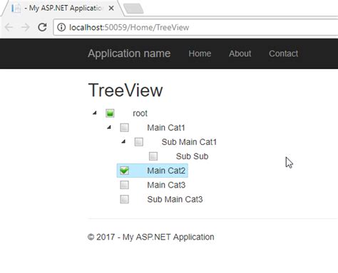 Image result for TreeView Project in MVC