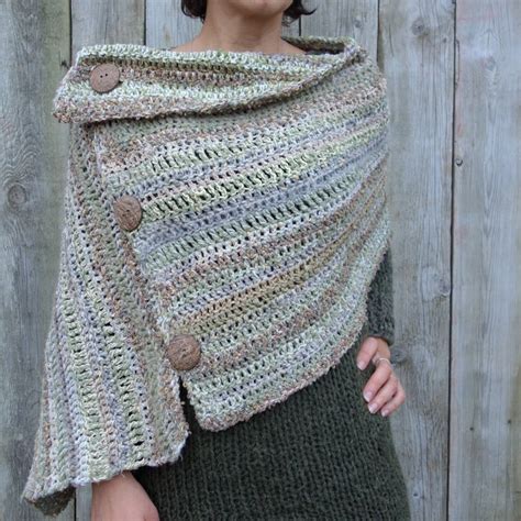 Image result for One-Button Crochet Wrap Pattern
