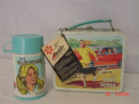Image result for Bionic Woman Lunch Box