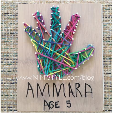 Image result for How to Do Hand String Art