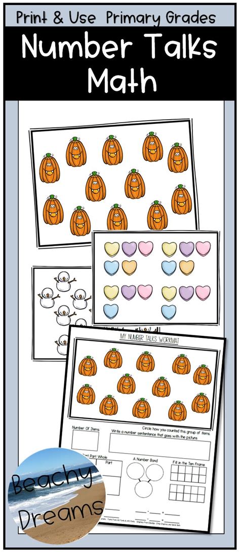 Image result for Number Talks Worksheets