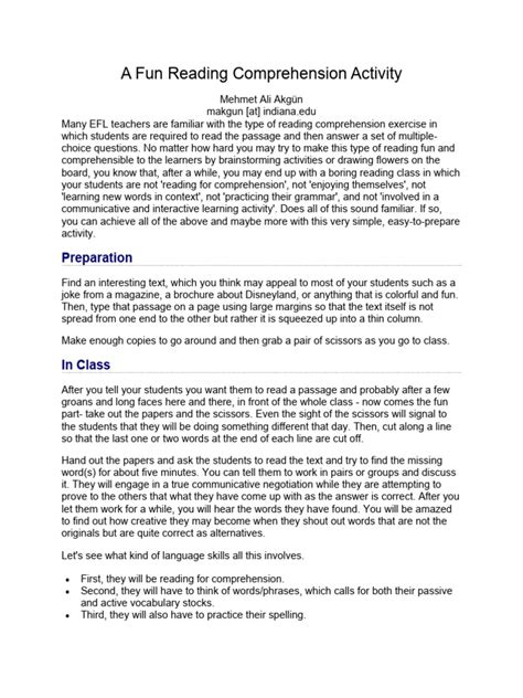 Image result for Have Fun Teaching Reading Comprehension