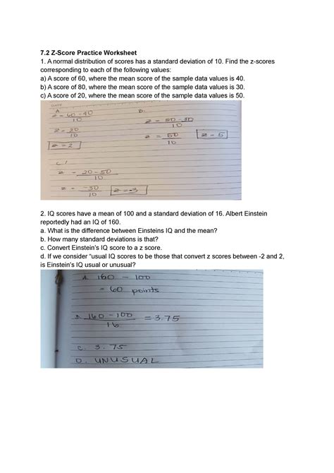 Image result for Z-Score Light Bulb Practice Problem