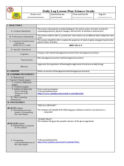 Image result for Daily Lesson in Teaching Science