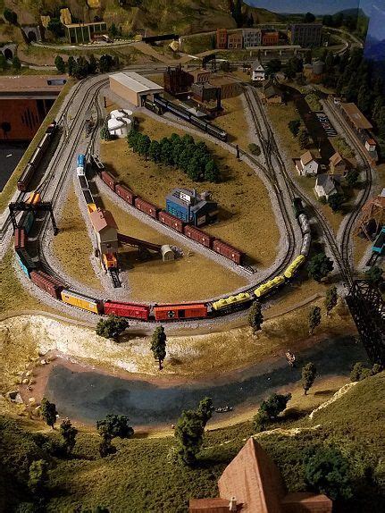 Image result for Triangular N Scale Train Layouts