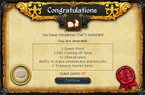 Image result for Chef Assistant RS3