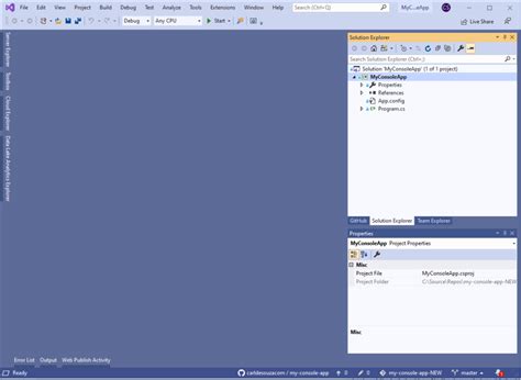 Image result for Visual Studio Select Repository