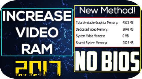 Image result for How to Increase Graphics Dedicated Video Memory