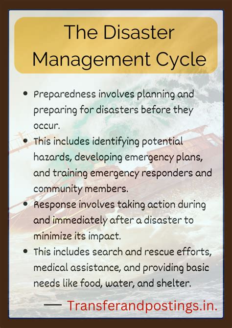 Image result for Key Process of Disaster Management