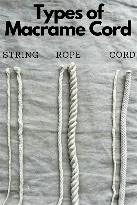 Image result for Macrame Cord Tutorial