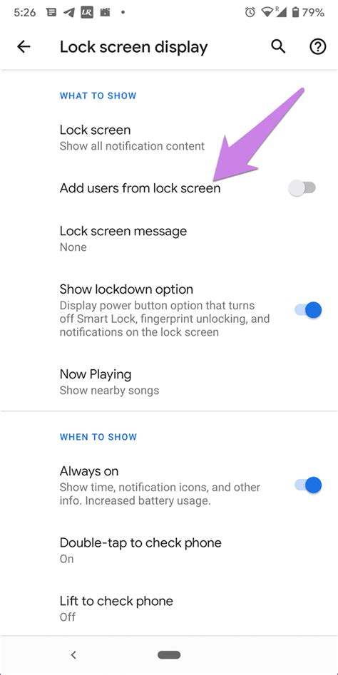 Image result for Android Phone Lock Screen Settings