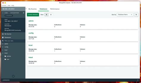 Image result for MongoDB Create Database