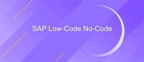 Image result for SAP Low Code No Code