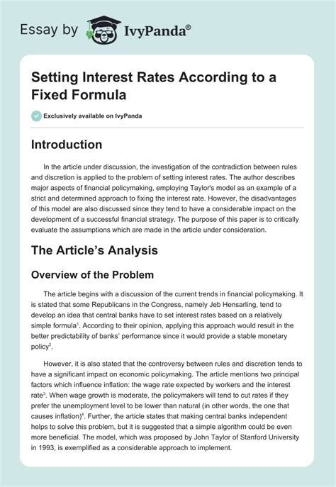 Image result for Fixed Interest Rate Formula